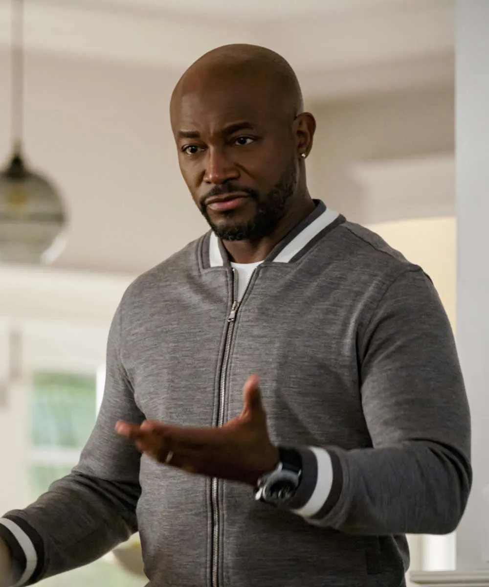 All American Billy Baker (Taye Diggs) Grey Bomber Jacket - Hit Jacket