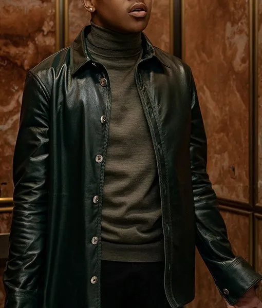 Power Book II Ghost S02 Tariq St Patrick Buttoned Jacket - FREE SHIPPING