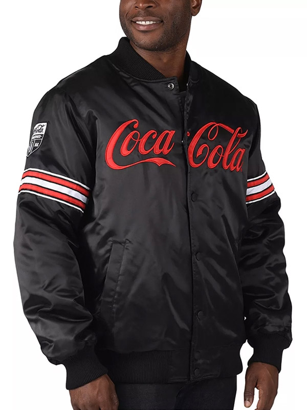 Coca Cola Bomber Satin Jacket | Hit Jacket