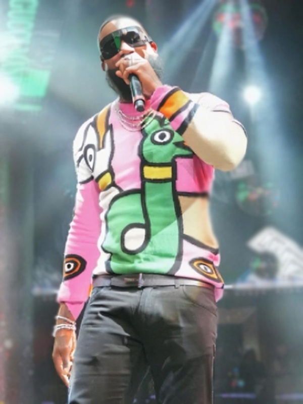 Gucci Mane Pink Cartoon Sweater | Multicolor Viper Pink Sweater