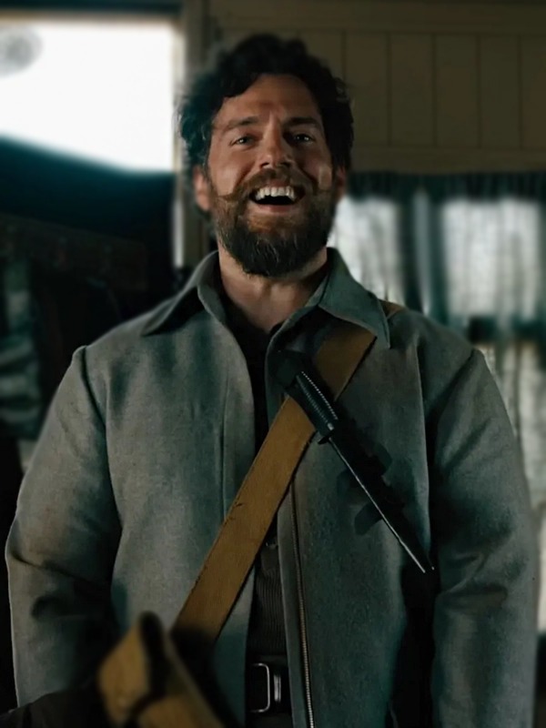 The Ministry Of Ungentlemanly Warfare Henry Cavill Gray Jacket