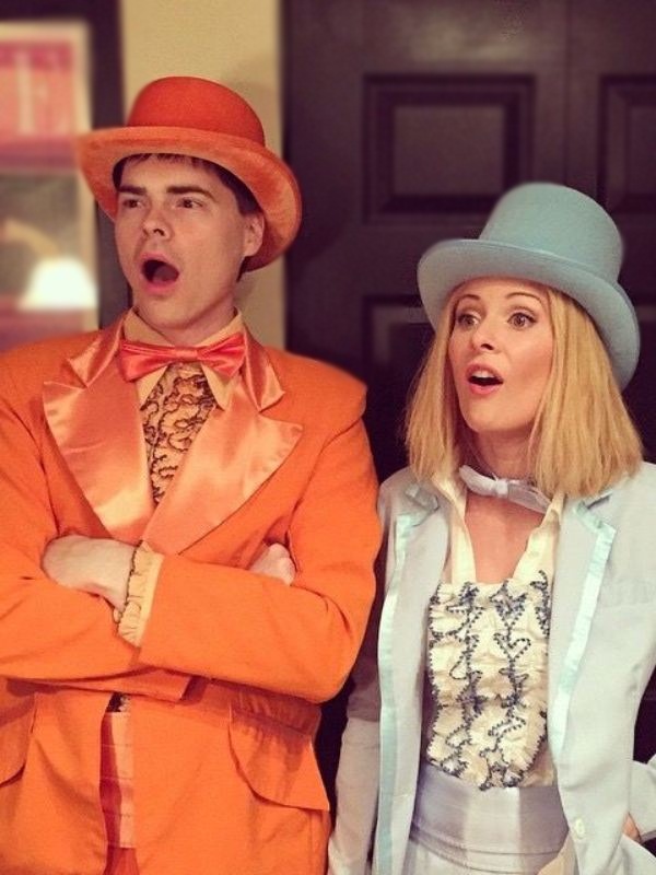 Dumb and Dumber Couple Halloween Costume Hit Jacket