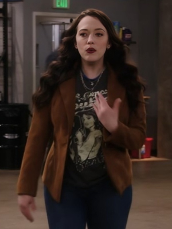 Shifting Gears 2025 Kat Dennings Suede Leather Jacket - Hit Jacket